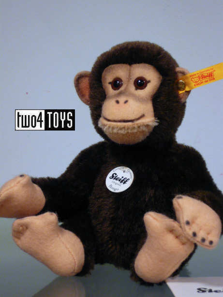 Steiff 030826 BONGO MOHAIR CHIMPANZEE MONKEY 2006 | Two4Toys
