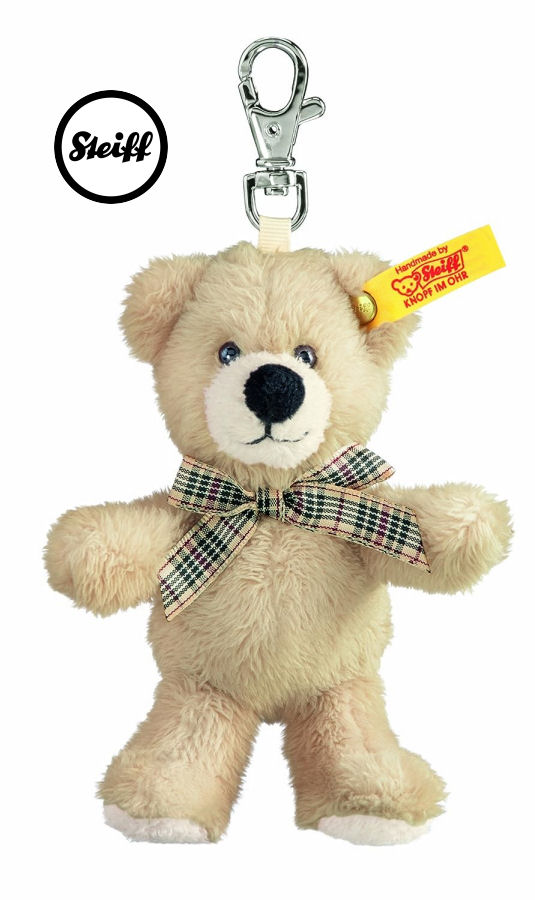 Steiff 112300 TEDDY BEAR KEY RING CUDDLY SOFT BEIGE | Two4Toys