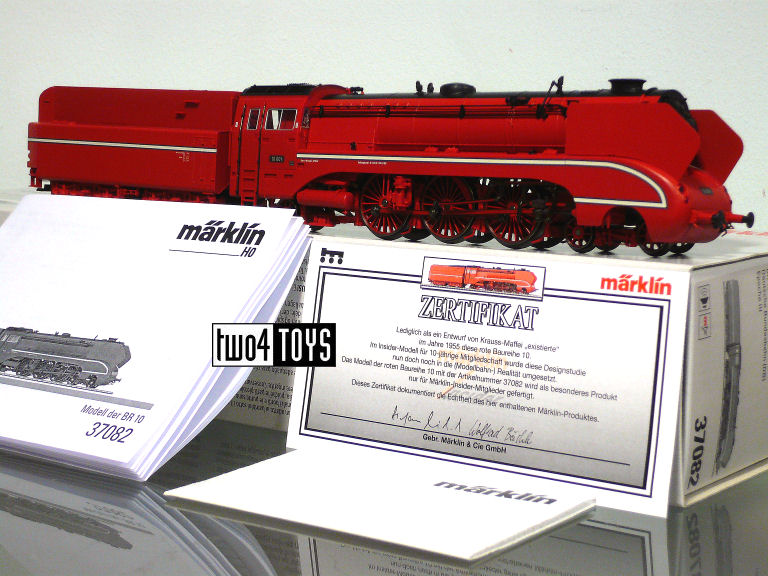 Marklin 37082 DB CLASS 10 INSIDER CLUB STEAM LOCOMOTIVE | Two4Toys